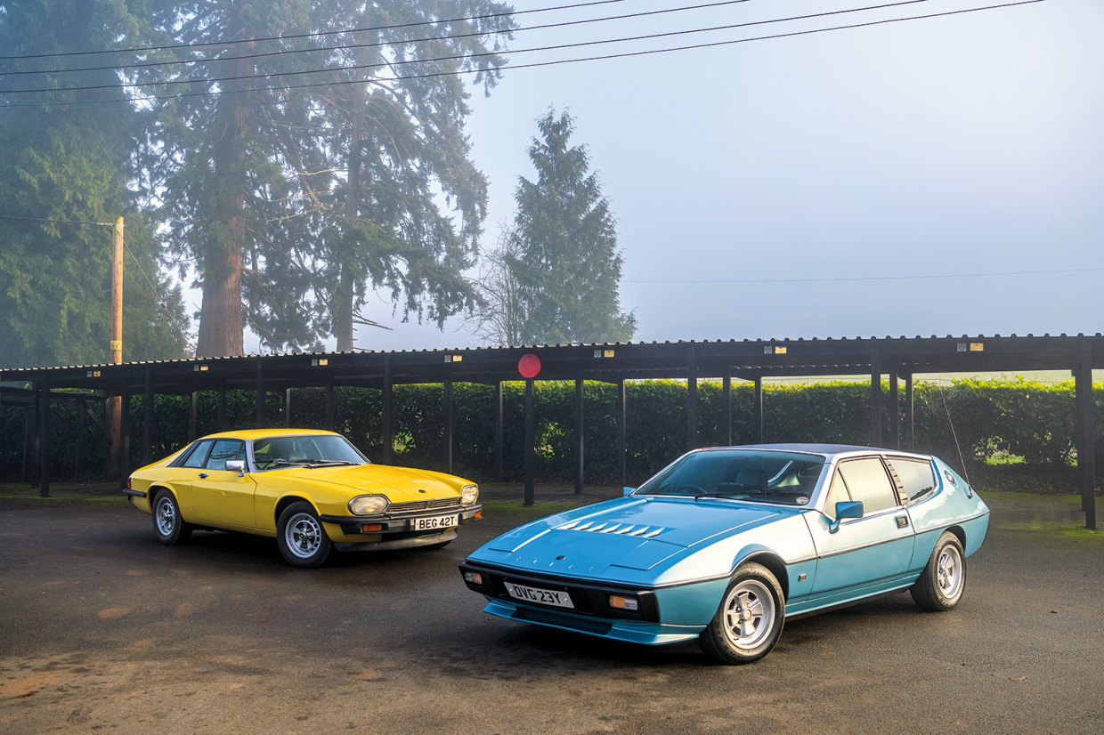 Jaguar XJ-S vs Lotus Elite: new order grand tourers | Classic & Sports Car